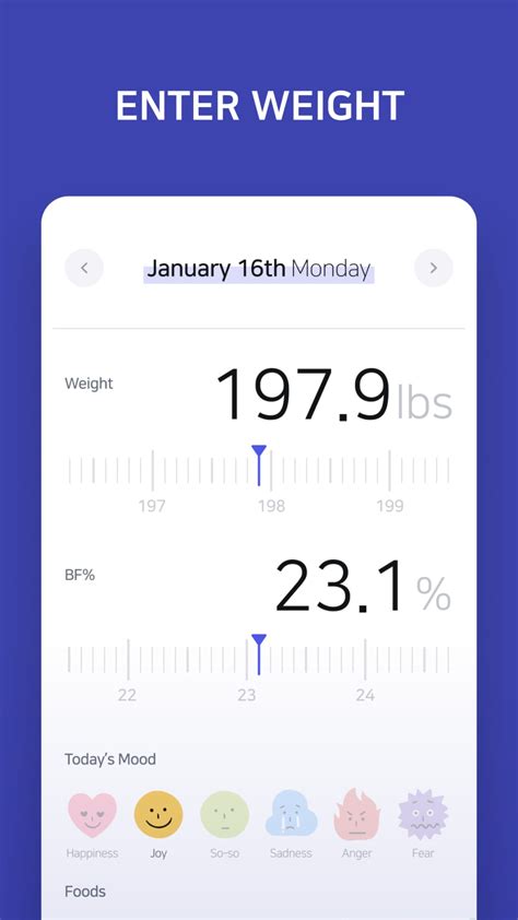 Weight Diary BMI Calculator for iPhone 無料ダウンロード