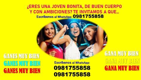 Trabajo Para JÓvenes Bonitas Cultas Y De Buenas Costumbres Agencias