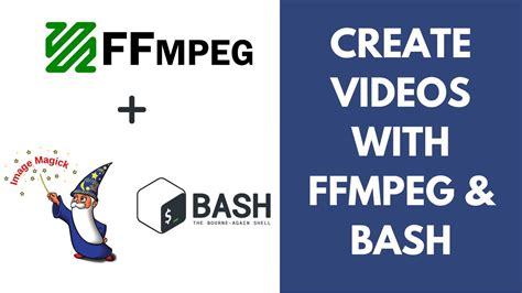 turn text and images into videos with bash video generator using