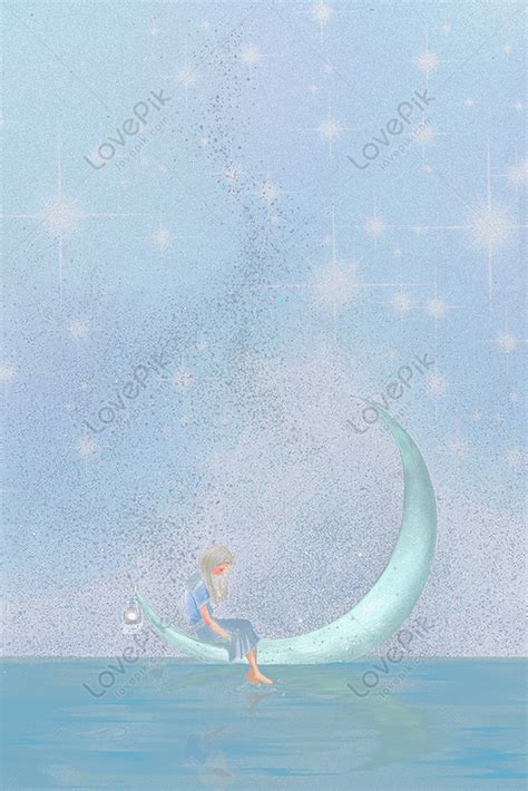 작은 신선한 칠석 칠석 문학 포스터