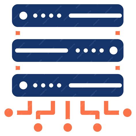 Premium Vector Database Network Vector Illustration