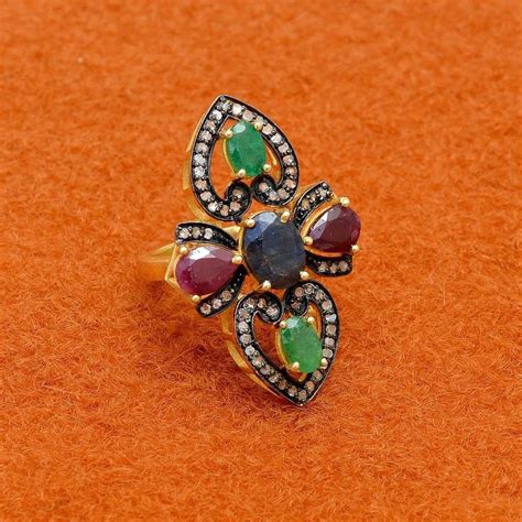 Ruby Diamond Ring At ₹ 4000piece रूबी हीरे की अंगूठी In Jaipur Id 22245698833