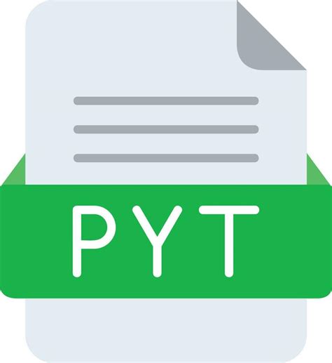 PYT File Format Line Icon Vector Art At Vecteezy