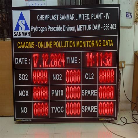 Caaqms Online Pollution Monitoring Data At 16756000 Inr In Chennai Kamal And Co