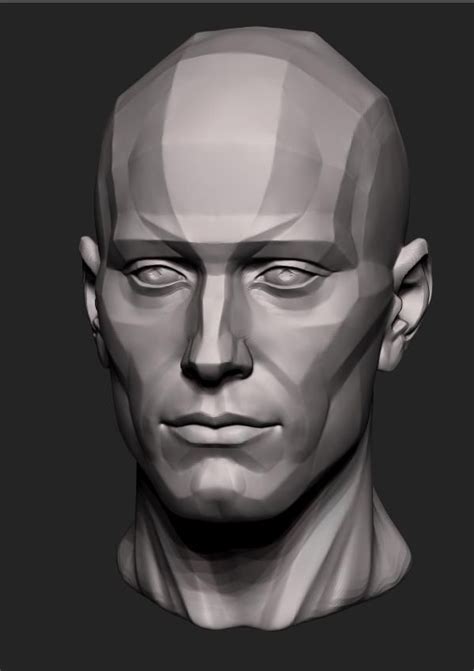 An Image Of A Man S Head In Black And White