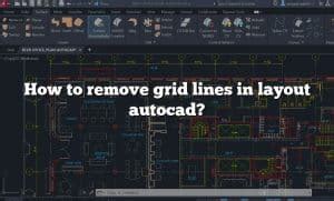 How To Remove Grid Lines In Layout Autocad