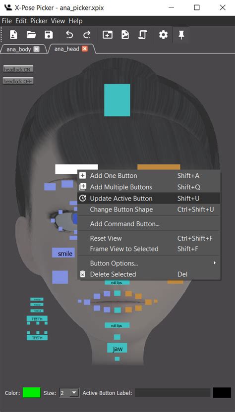 X Pose Picker Animation Tool For Blender X By Karab Released Scripts And Themes