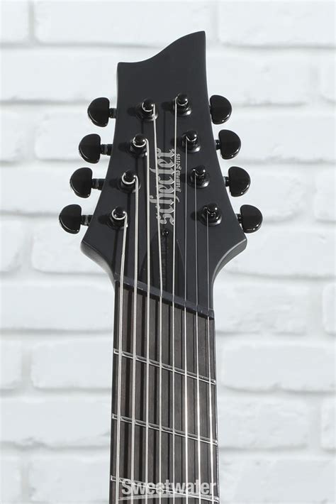 Schecter Pt 8 Ms Black Ops 8 String Electric Guitar Black Sweetwater
