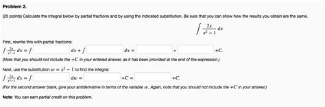Solved Problem Points Calculate The Integral Below Chegg