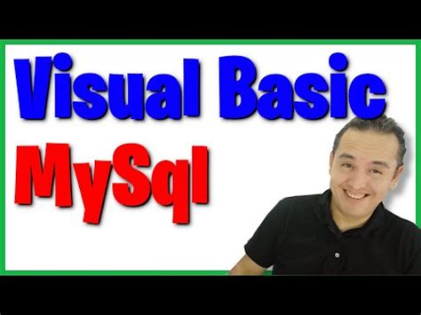 Conéctate a la base de datos con Visual Basic y MySQL MySQL YA