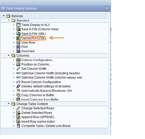 Procedure To Upload An Excel Data Into An Internal Sap Community