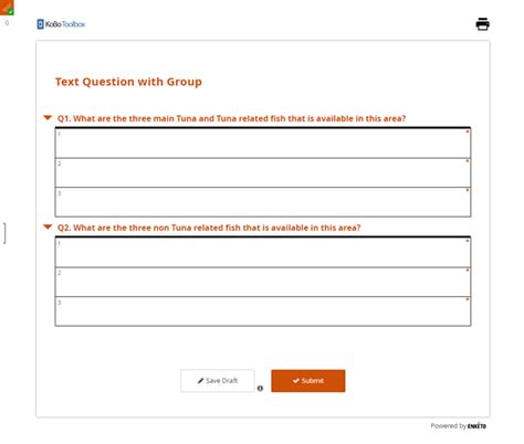 How Do I Design A Survey Form With A Multiple Text Choice In