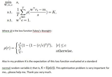 How Can I Solve The Following Optimization Problem In MATLAB