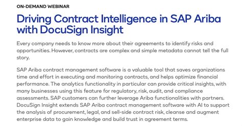 Smart Call Telecom On Linkedin Driving Contract Intelligence In Sap