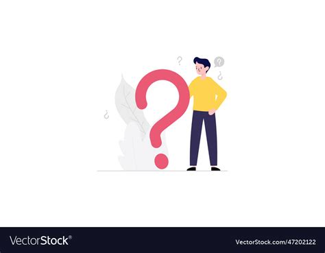 Frequently Asked Questions Concept Royalty Free Vector Image
