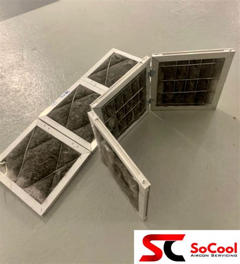 Replace Ceiling Ducted Filter In Sentosa Aircon Service And Repair Sg