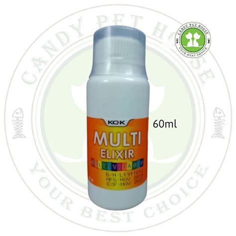 Multi Elixir Multivitamin 60ml Lazada