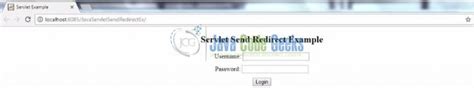 Java Servlet Sendredirect Example Java Code Geeks