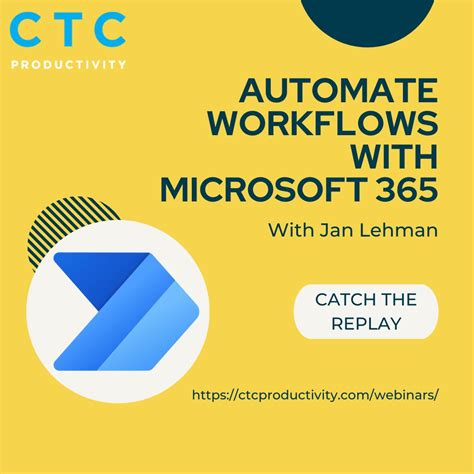 Ctc Productivity On Linkedin Microsoft365 Powerautomate Productivity Automation