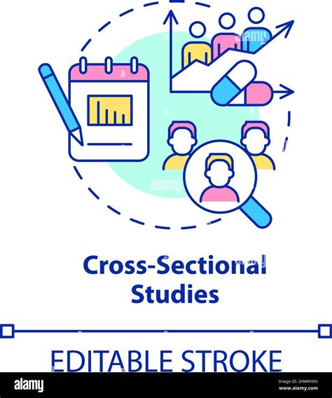 Cross Sectional Studies Concept Icon Stock Vector Image And Art Alamy