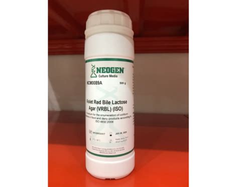 Violet Red Bile Lactose Agar Vrbl Iso