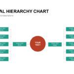 Horizontal Hierarchy Chart Template For PowerPoint And Keynote
