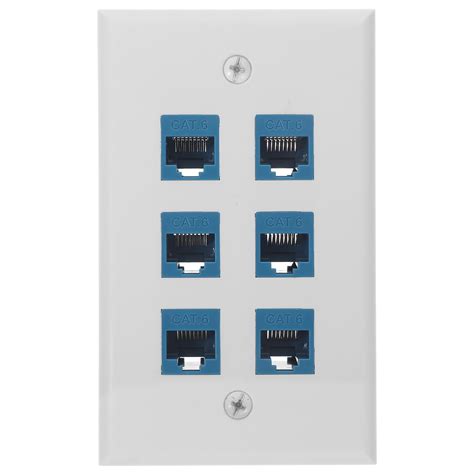 1 Set Office Wall Ethernet Outlet Hanging Socket Room Panel