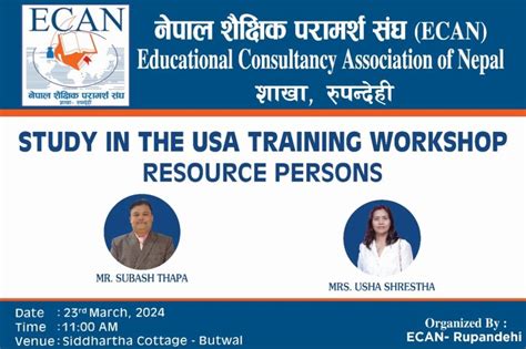Subash Thapa On Linkedin Training Workshop For Ecan Educational Consultancy Association Of…