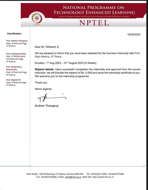 ritheesh s on linkedin nptel summerinternship2023 cloudcomputing