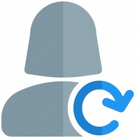 Single Woman User Refresh Icon Download On Iconfinder