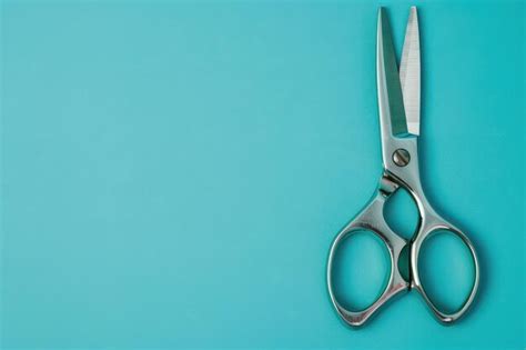 Isolated Scissor Shows Sharp Detail Premium Ai Generated Image