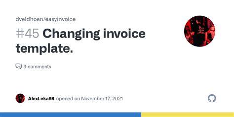Changing Invoice Template Issue Dveldhoen Easyinvoice GitHub