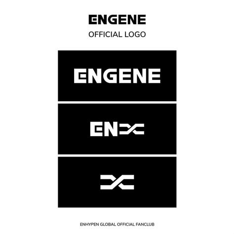 Enhypen Official Logo And Identity Design Poster Kamar Desain Logo