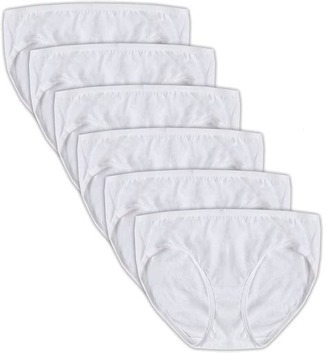 Hanes Womens No Ride Up Comfortsoft Underwear Hipster Panties 6 Pk Sz 7