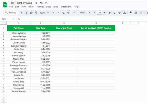 How To Sort By Date In Google Sheets Quick Ways