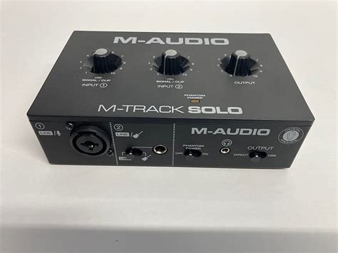 M Audio M Track Solo 2 Channel USB Audio Interface With Reverb