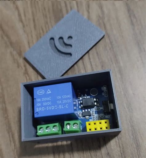 Esp 01 Relay 01 Case By H4des Download Free Stl Model