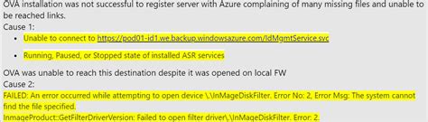 Asr Setup Failed To Configure Server Microsoft Qanda