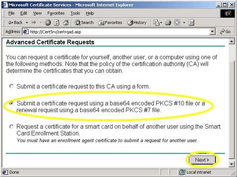 Geeky Bob Iis 5 Setting Up Ssl Part 2 Obtaining A Certificate