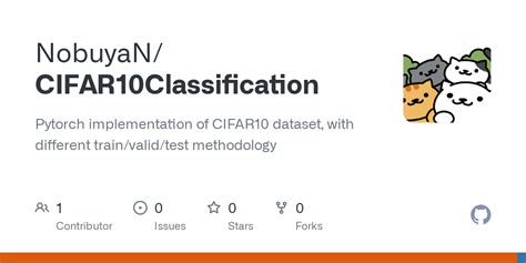 Github Nobuyancifar10classification Classification Model Of Cifar 10