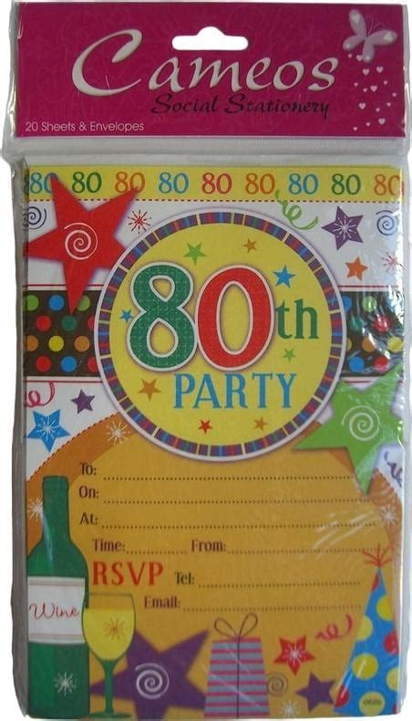 cameos 80 invitations paquet de 20 20 pcs acheter sur digitec