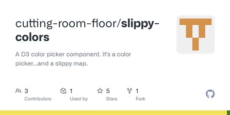 Github Cutting Room Floor Slippy Colors A D Color Picker Component It S A Color Picker