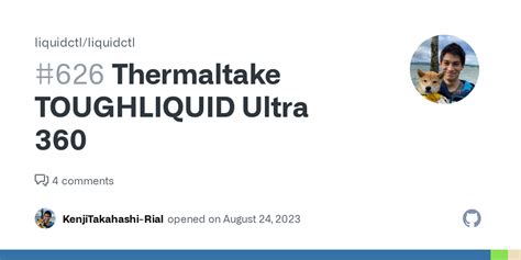 Thermaltake TOUGHLIQUID Ultra 360 · Issue #626 · liquidctl/liquidctl ...