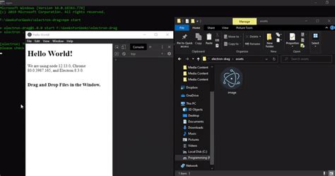 Drag And Drop Files In Electronjs Geeksforgeeks