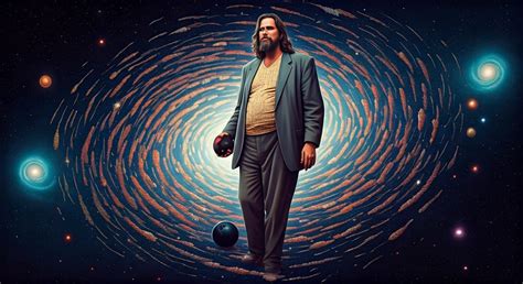 The Big Lebowski In Cosmic Bowling Scene Ai Art