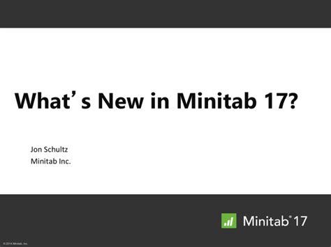 Whats New In Minitab 17