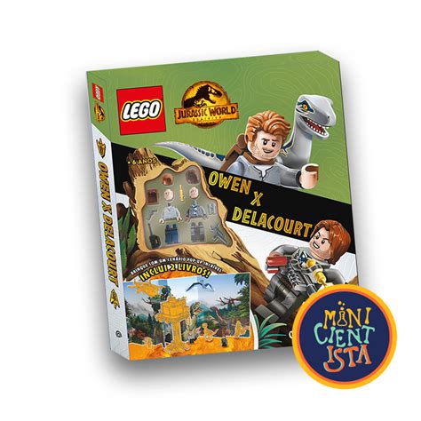 Livro Box Lego Jurassic World Mini Cientista Brinquedos Librum