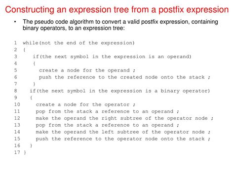 PPT Expression Trees PowerPoint Presentation Free Download ID