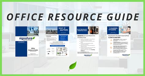Office Resource Guide Signature Commercial Cleaning