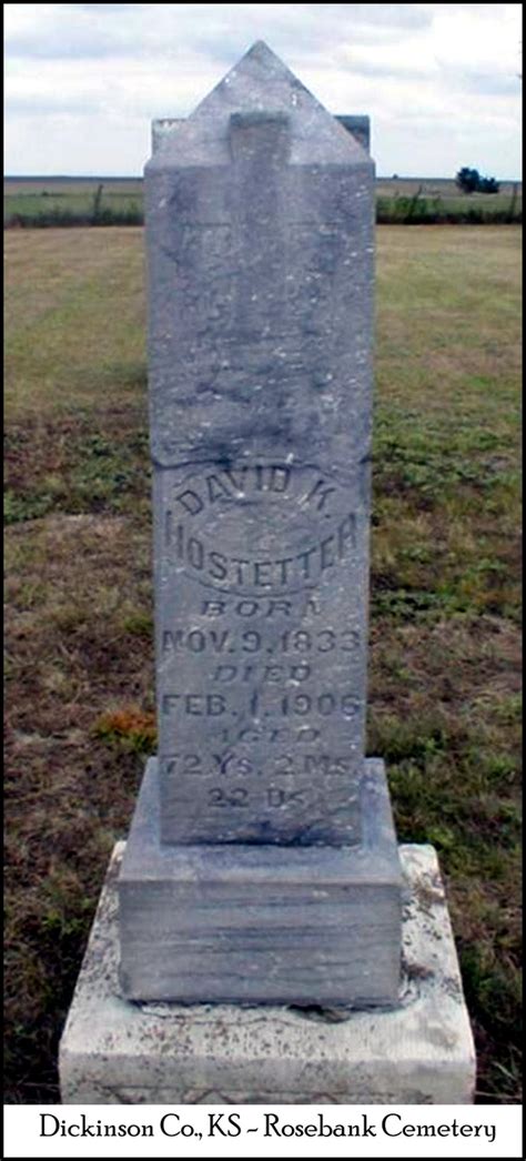 David Kreider Hostetter 1833 1906 Find A Grave Memorial